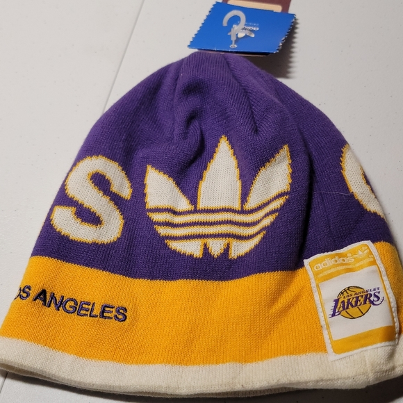 adidas | Accessories | Los Angeles Lakers Throwback Skull Cap | Poshmark